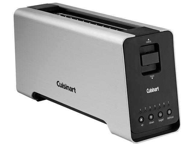 Cuisinart CPT-2000C Stainless Steel 2-Slice Motorized Long-Slot Toaster ...