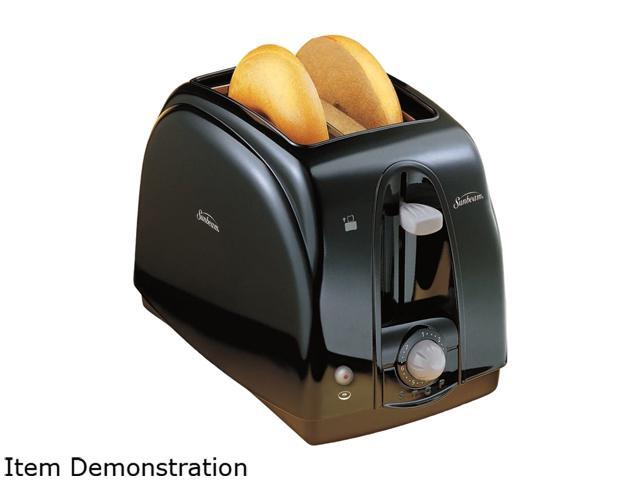 Sunbeam Extra Wide Slot 2-Slice Toaster, Black 3910100000 - Newegg.com