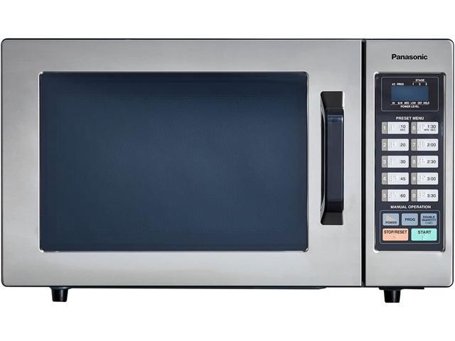 Panasonic 1000 Watt Commercial Microwave Oven with 10 Programmable ...