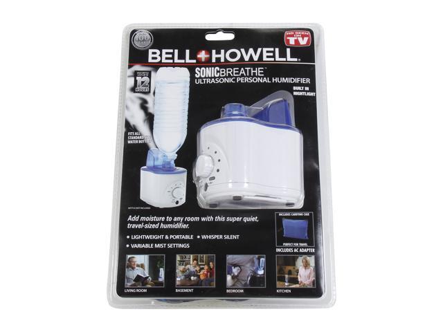 Bell & Howell 8662 Sonic Breathe Ultrasonic Personal Humidifier ...