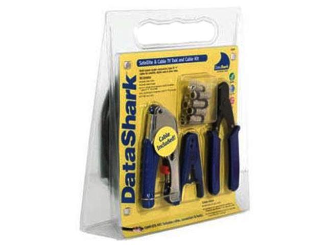 Paladin PA70028 DataShark Satellite and Cable TV Tool Bundle with Cable ...