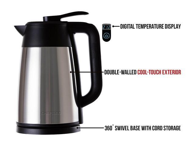 Chefman RJ11-17-DV Cordless Electric Kettle - 1.7 L capacity - Newegg.com