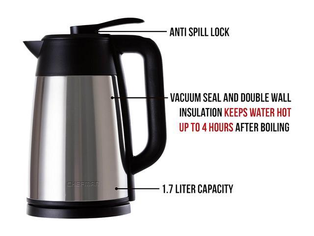 Chefman RJ11-17-DV Cordless Electric Kettle - 1.7 L capacity - Newegg.com