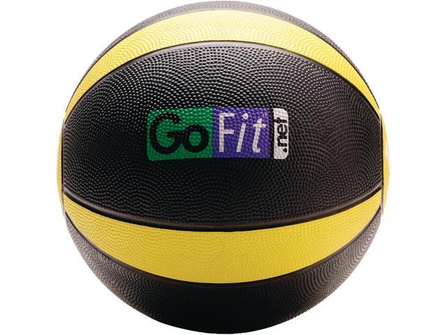 GoFit GF-MB10 Medicine Ball & Core Performance Training DVD (10 Lbs ...