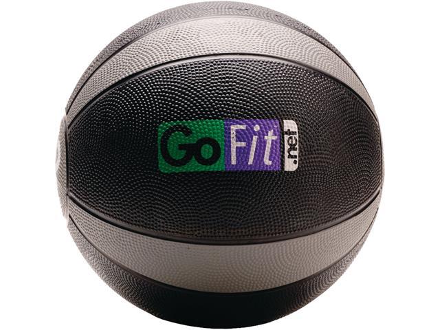 GoFit GF-MB12 Medicine Ball & Core Performance Training DVD (12 Lbs ...