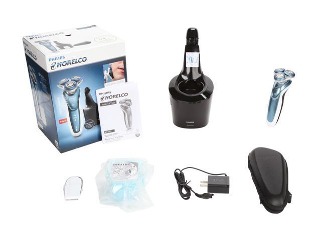 Philips Norelco S7370/84 7300 Wet & Dry Electric Shaver with Smartclean ...