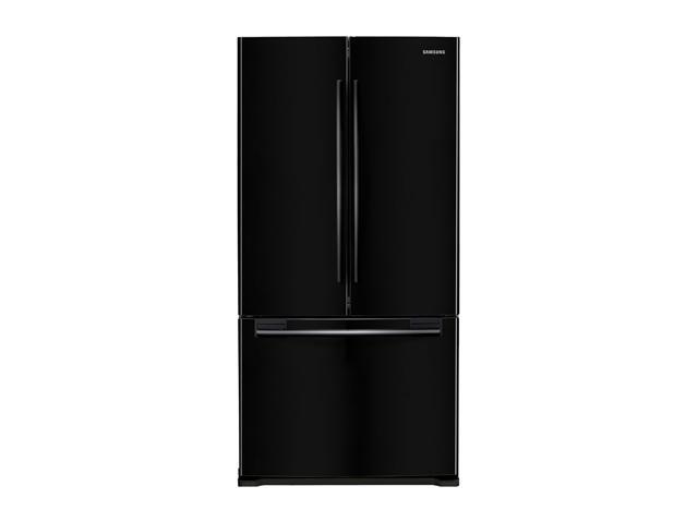Samsung 18 cu. ft. French Door Refrigerator Black RF197ACBP - Newegg.com
