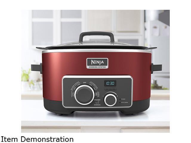 Ninja 6-Quart Capacity Multicooker with 4-in-1 Cooking System, Red ...