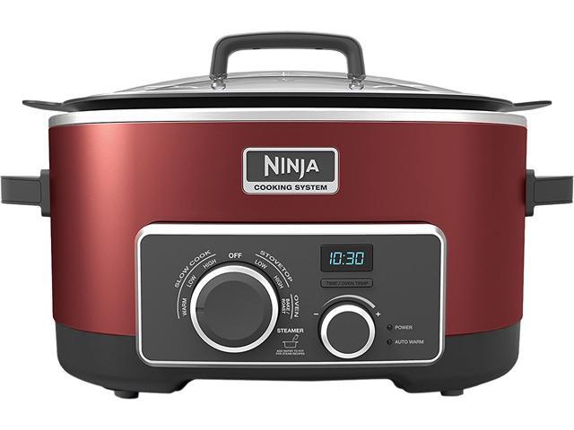 Ninja 6-Quart Capacity Multicooker with 4-in-1 Cooking System, Red ...