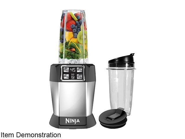 Ninja BL480 Black & Silver Nutri Ninja Auto-iQ Blender - Newegg.com