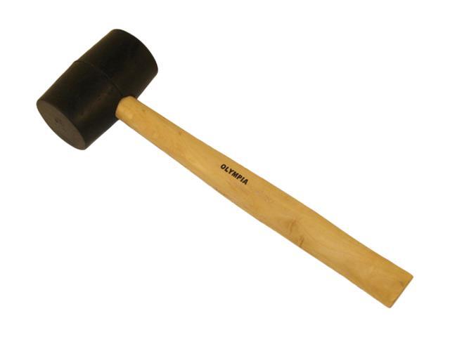 Olympia Tools 61-116 16 OZ. RUBBER MALLET, WOOD HANDLE - Newegg.com