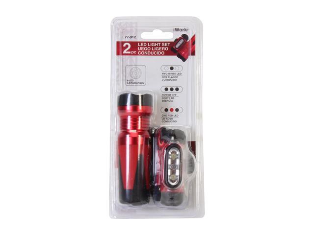 Olympia Tools 77-912 iWorks 2 PC LED Flashlight and Headlamp Set ...