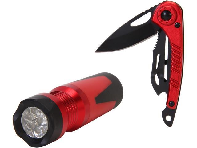 Olympia Tools 77-915 iWorks 2PC LED Flashlight and Folding Knife Set ...