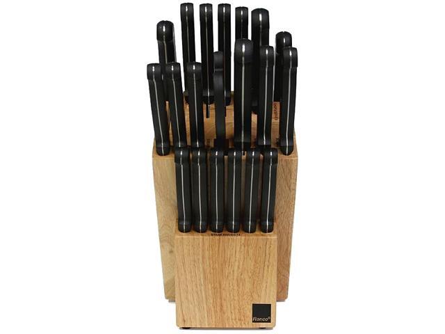 Ronco KN3005BLDRM 20-Piece Cutlery & Block with Ronco Rocker - Newegg.com