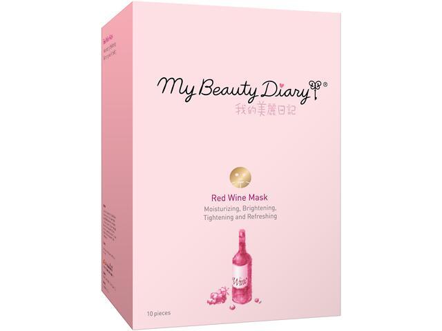 My Beauty Diary Mask-074418 Red Wine Mask, 10 Count - Newegg.com