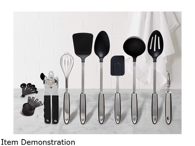 Oster 92021.18 Eclectic 18 Piece Kitchen Tool/Gadget Combo Set, Silver ...