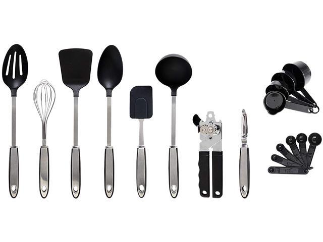 Oster 92021.18 Eclectic 18 Piece Kitchen Tool/Gadget Combo Set, Silver ...