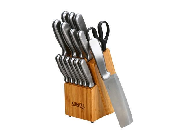 Open Box: Ginsu 04816 Bamboo Series 16-Piece Stainless Steel Knife Set ...