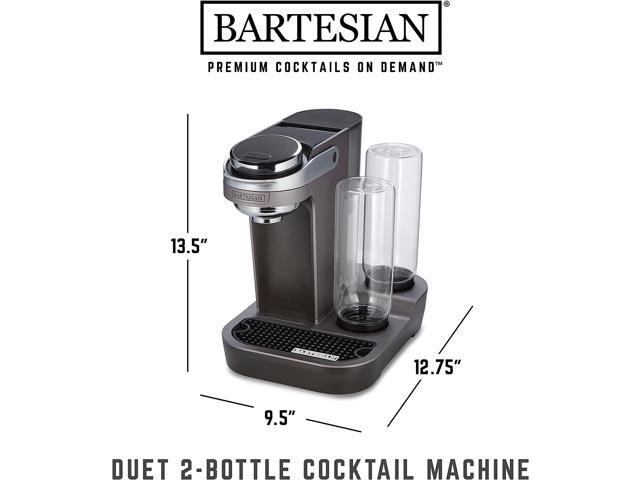 Bartesian 55310G Duet Cocktail Machine 2 Glass Spirit Bottles - Newegg.com
