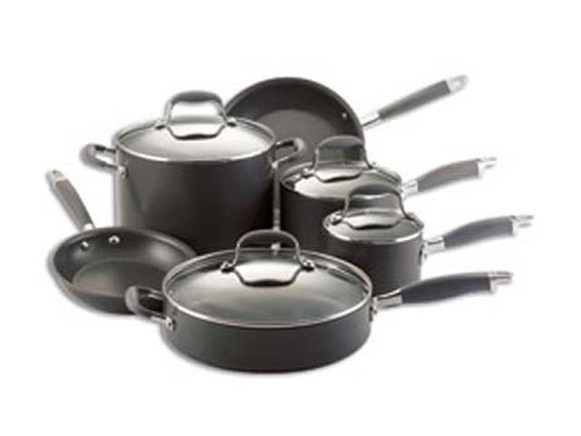 Anolon Advanced Nonstick Hand-Anodized Aluminum 10-Piece Cookware Set ...