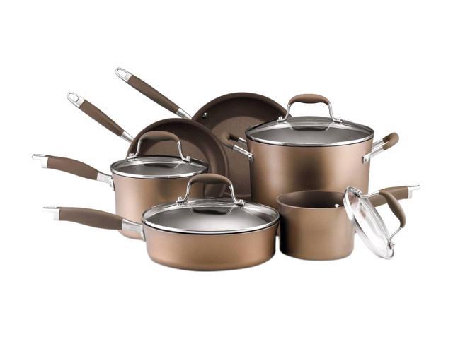 ANOLON 82240 Advanced Bronze 10-Piece Cookware Set - Newegg.com