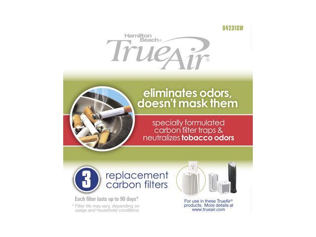 Hamilton Beach TrueAir® Replacement Air Filters 3-Pack for Smoke Odors ...