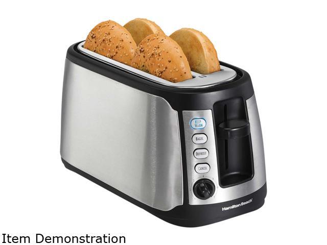 Hamilton Beach 24810 4 Slice Long Slot Keep Warm Toaster - Newegg.com