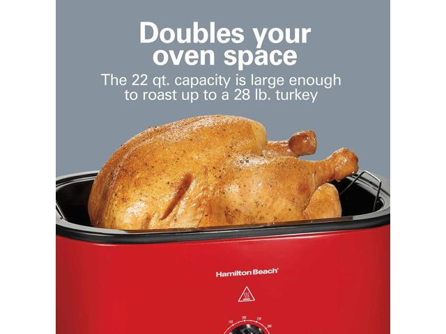 Hamilton Beach 32235 Red Electric 22 Quart Roaster Oven electric ...