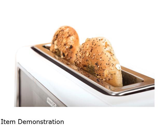 Storebound DVTS501WH White Dash Clear View Toaster, Window, 2 Slice ...