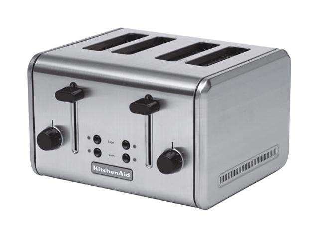 KitchenAid KMTT400SS Stainless Steel 4-Slice Metal Toaster - Newegg.com