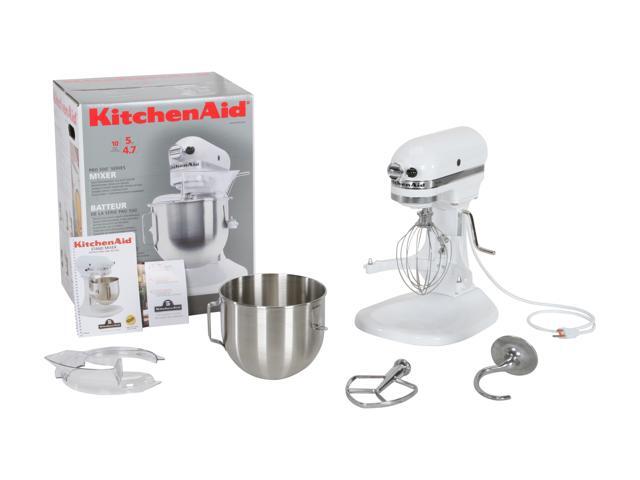 KitchenAid KSM500PSWH Pro 500 Bowl-Lift Stand Mixer White - Newegg.com