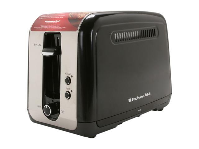 KitchenAid KMT211OB Onyx Black Manual High-Lift Lever Toaster - Newegg.com