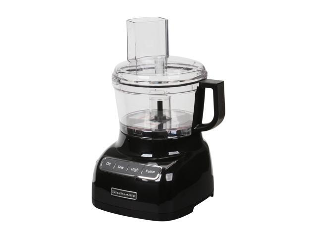 KitchenAid KFP0711OB Onyx Black 7-Cup Food Processor with ExactSlice ...