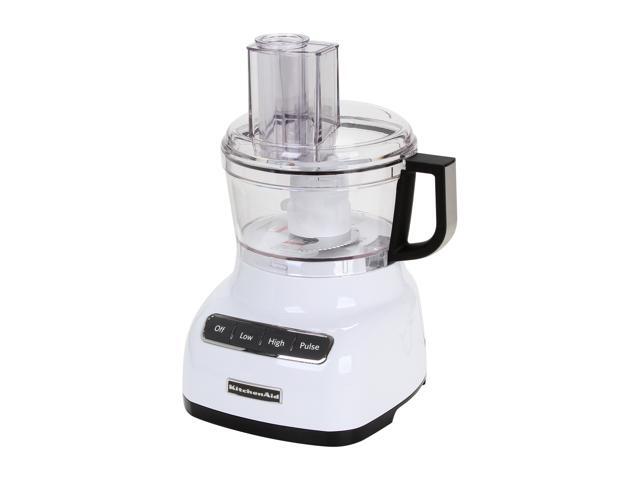 KitchenAid KFP0711WH White 7-Cup Food Processor with ExactSlice System ...