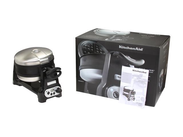 KitchenAid KPWB1000B Onyx Black Pro Line Series Waffle Baker - Newegg.com
