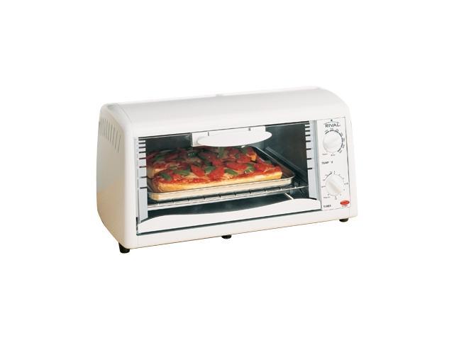 RIVAL TO450 White 4 Slice Toaster Ovens - Newegg.com