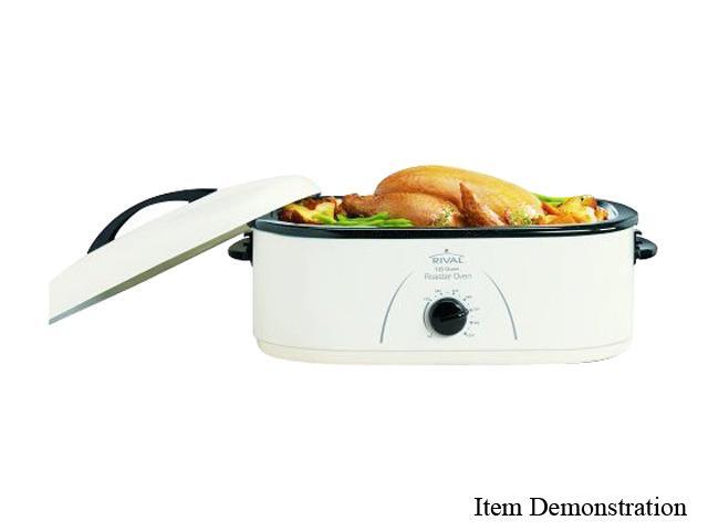 RIVAL White 18 Quart White Roaster RO180 - Newegg.com