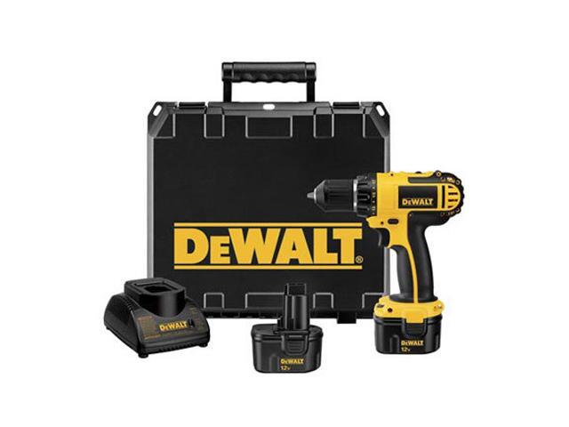 DEWALT DC742KA COMPACT 3/8'' (10mm) 12V Cordless Drill/Driver Kit ...