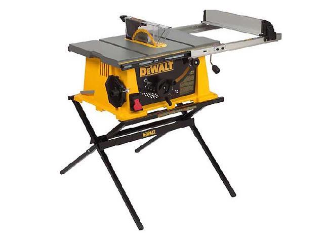DEWALT DW744X Heavy-Duty 10" Portable Table Saw with Stand - Newegg.com