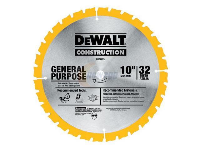 DEWALT Series 20 12" 32T General Purpose Saw Blade - Newegg.com