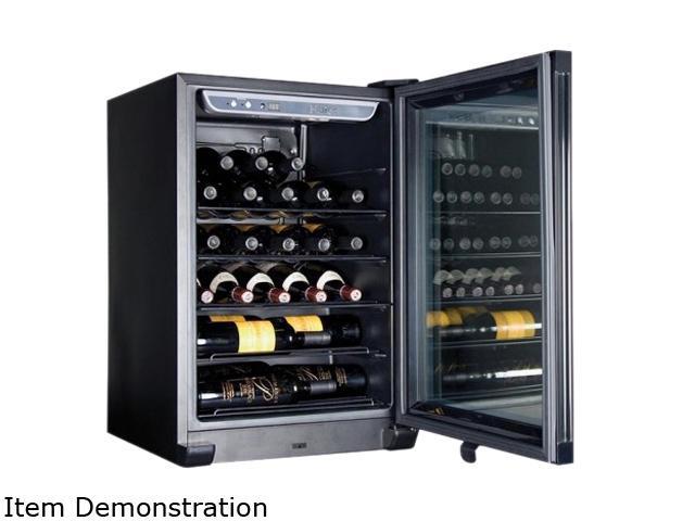 Haier HVFE024BBB 24-Bottle Compressor Wine Cellar with Electronic ...