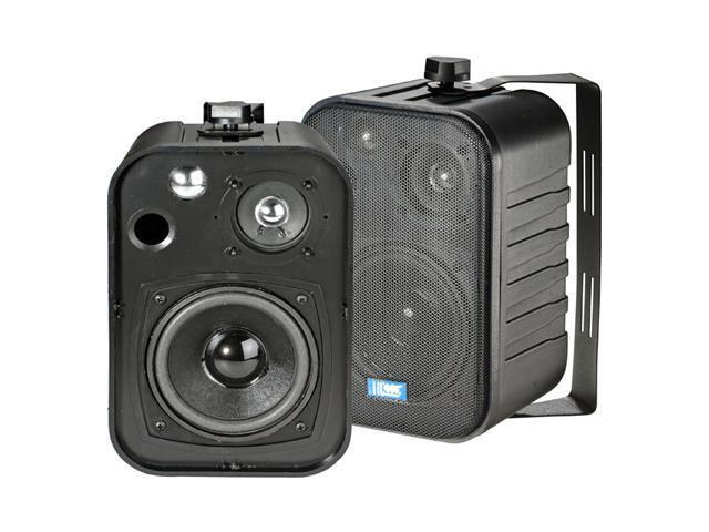 TIC ASP25B Outdoor Black Patio Speakers Pair - Newegg.com