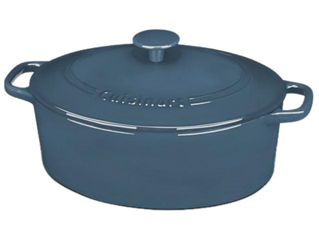 Cuisinart CI755-30BG Chef's Classic Enameled Cast Iron 5-1/2-Quart Oval ...