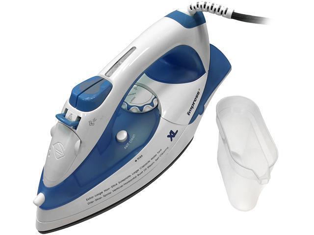 Impress X-IM-15XL Extra-Large Steam Iron White/Blue - Newegg.com