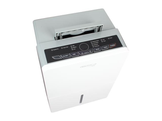 Soleus Air 45-Pint Portable Dehumidifier, White/Gray HCT-D45E-A ...