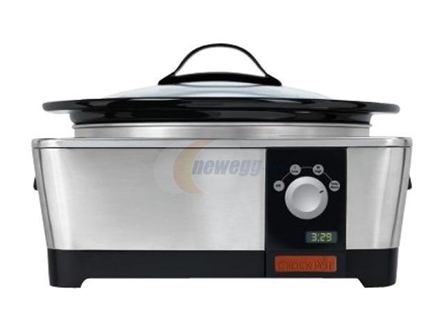 CROCK-POT SCCPTM600-S Stainless Steel Designer Series Slow Cooker ...