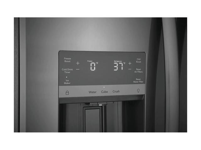 Frigidaire 25.6 Cu. Ft. Gallery 36" Standard Depth Side by Side ...