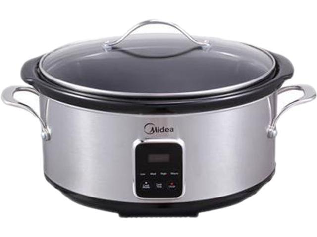 Midea 7 Qt. Programmable Slow Cooker Stainless Steel MDTC7004 - Newegg.com