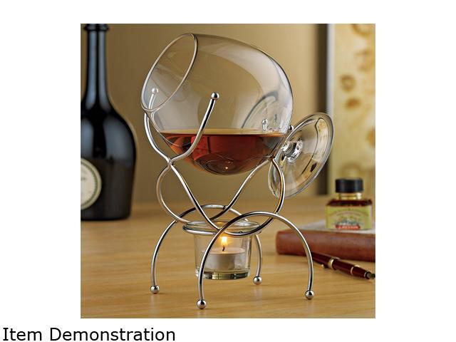 Wine Enthusiast 771 39 01 Brandy Warmer 4-Piece Gift Set - Newegg.com
