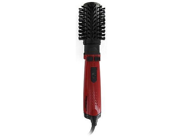 CONAIR BABVR178 Titanium 2" Red Rotating Anti Static Hot Air Brush ...
